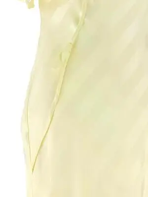 SELF-PORTRAIT Satin Dress - Yellow