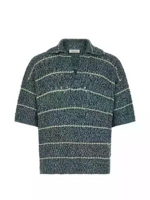 ROBERTO COLLINA Texture-stitch Sweater - Blue