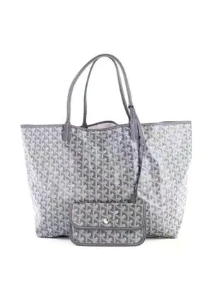 Goyard Saint Louis Coated Canvas Gm Tote Bag - Grey