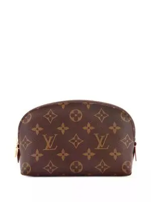 LOUIS VUITTON Cosmetic Monogram Canvas Pouch - Brown