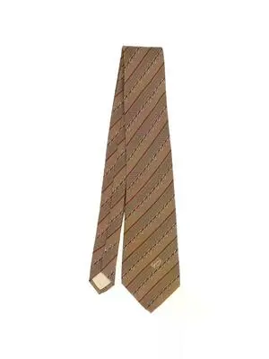 Gucci Horsebit-pattern Neck Tie - Neutrals