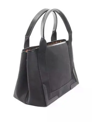 Balenciaga Canvas Navy Cabas S Tote Bag - Black