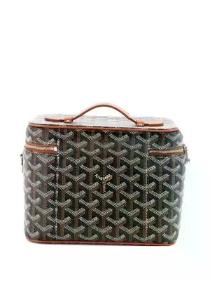 Goyard Muse Vanity Case Coated Canvas Pouch - Black