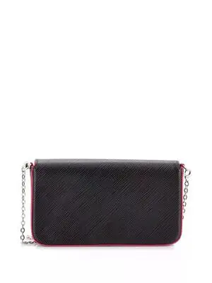 LOUIS VUITTON Felicie Pochette Epi Leather Crossbody Bag - Black