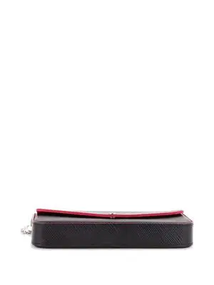 LOUIS VUITTON Felicie Pochette Epi Leather Crossbody Bag - Black