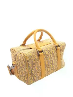 Dior Lingot 26 Oblique Jacquard Satchel - Yellow