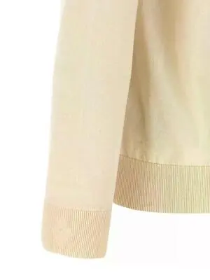 BALLANTYNE Argyle-pattern Crew-neck Sweater - Neutrals