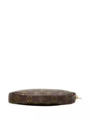 LOUIS VUITTON 2001 Monogram Pochette Accessoires Shoulder Bag - Brown