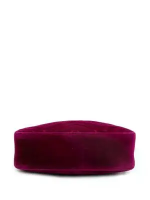 Gucci Gg Marmont Matelassé Velvet Crossbody Bag - Purple