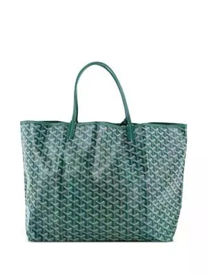 Goyard Saint Louis Coated Canvas Gm Tote Bag - Green