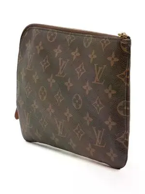 LOUIS VUITTON 2019 Monogram Etui Voyageur Pm Clutch Bag - Brown