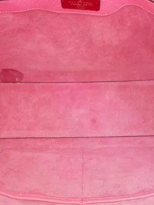 Valentino Garavani Leather Rockstud Tote Bag - Pink