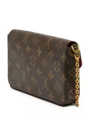 LOUIS VUITTON 2016 Monogram Pochette Felicie - Brown