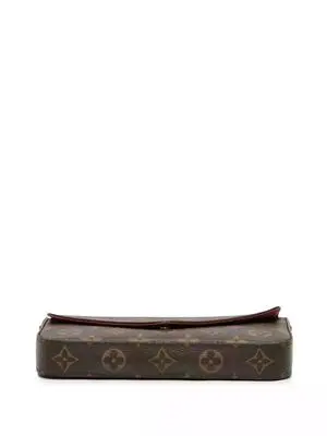LOUIS VUITTON 2016 Monogram Pochette Felicie - Brown