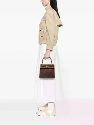 Celine 2013 Macadam Coated Canvas Handbag