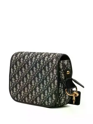 Dior 2018 Oblique Canvas Flap Crossbody Bag