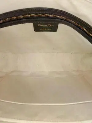 Dior 2018 Oblique Canvas Flap Crossbody Bag