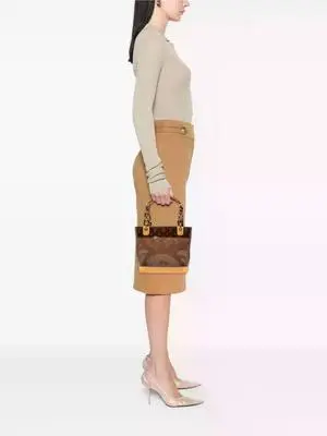 LOUIS VUITTON 2003 Monogram Cabas Sac Ambre Pm Tote Bag - Brown
