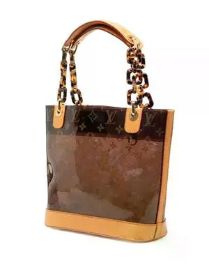 LOUIS VUITTON 2003 Monogram Cabas Sac Ambre Pm Tote Bag - Brown