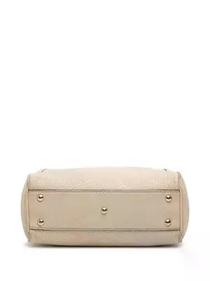 Gucci Mini Calfskin Bamboo Shopper Satchel - Brown