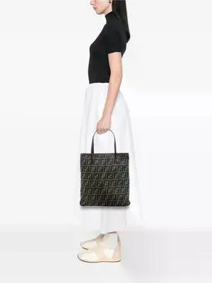 Fendi Zucca Canvas Tote Bag