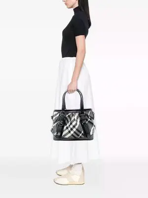 Burberry Beat Check Lowry Satchel