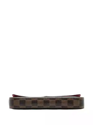 LOUIS VUITTON Damier Ebene Pochette Felicie Crossbody Bag - Brown