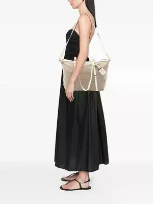 Prada Canapa Logo Satchel - Brown