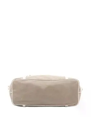 Prada Canapa Logo Satchel - Brown