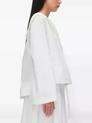 3.1 Phillip Lim Collar Tie Blouse - White