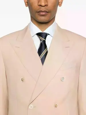 Caruso Double-breasted Suit - Neutrals