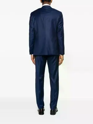Caruso Peak-lapel Suit - Blue