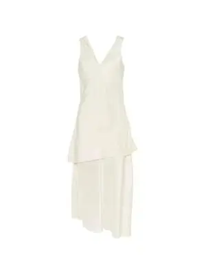 Barena Venezia Nova V-neck Asymmetric Dress