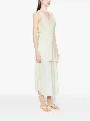 Barena Venezia Nova V-neck Asymmetric Dress