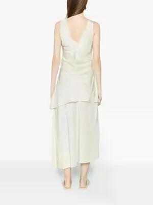 Barena Venezia Nova V-neck Asymmetric Dress