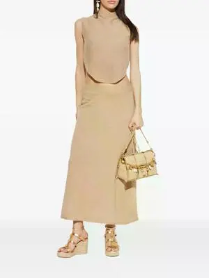 Cult Gaia Infinity Knitted Skirt - Neutrals
