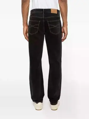Brunello Cucinelli Logo-detail Jeans - Grey