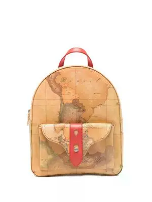 ALVIERO MARTINI 1° CLASSE Map-print Backpack