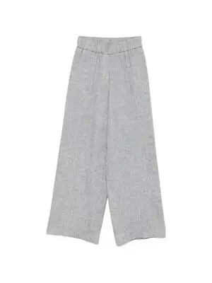 Peserico Elasticated-waistband Trousers - Grey