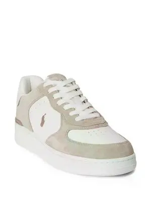 Polo Ralph Lauren Masters Court Leather Sneakers - Neutrals