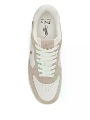 Polo Ralph Lauren Masters Court Leather Sneakers - Neutrals