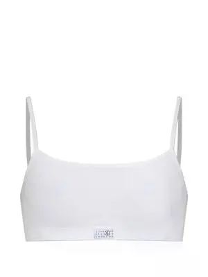 MAISON MARGIELA Ribbed Bra - White
