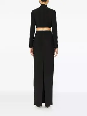 Costarellos Nelle Cropped Turtleneck Blouse