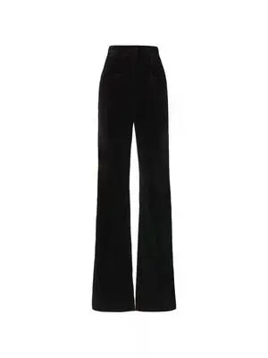 Costarellos Avice Velvet Wide-leg Trousers