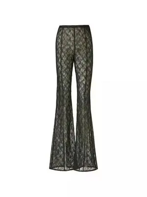 Costarellos Lannie Corded-lace Trousers - Black