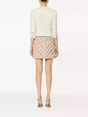 Costarellos Macie Crystal-button Cropped Jacket