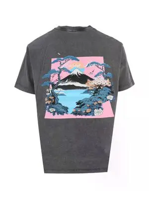 MAUNA KEA Samurai-graphic T-shirt - Grey