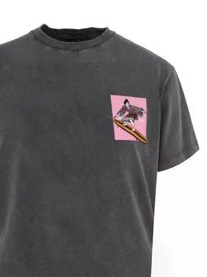 MAUNA KEA Samurai-graphic T-shirt - Grey
