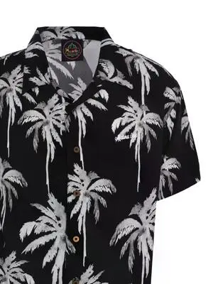 MAUNA KEA Palm-print Shirt - Black