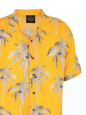 MAUNA KEA Palm-print Shirt - Yellow